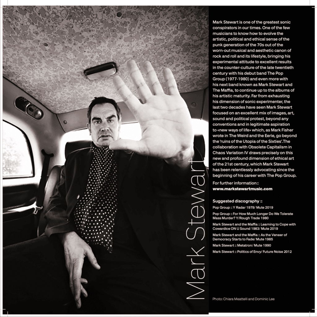 OBSOLETE CAPITALISM AND MARK STEWART (POP GROUP) :: CHAOS VARIATION IV ...