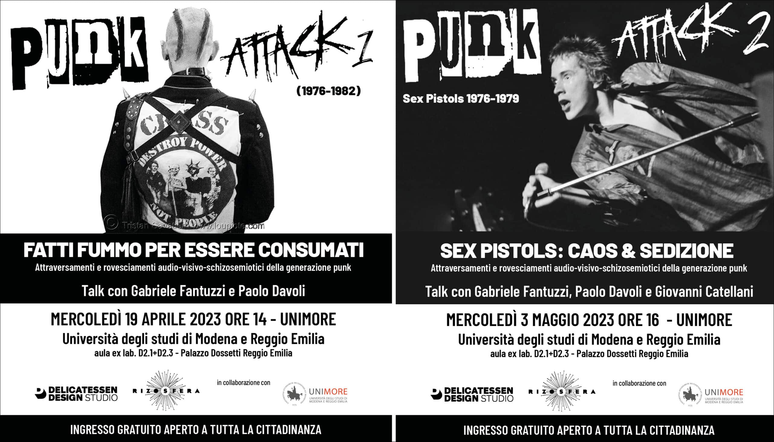 PUNK ATTACK 1 & 2 :: UNIVERSITY OF MODENA AND REGGIO EMILIA, 19th APRIL ...