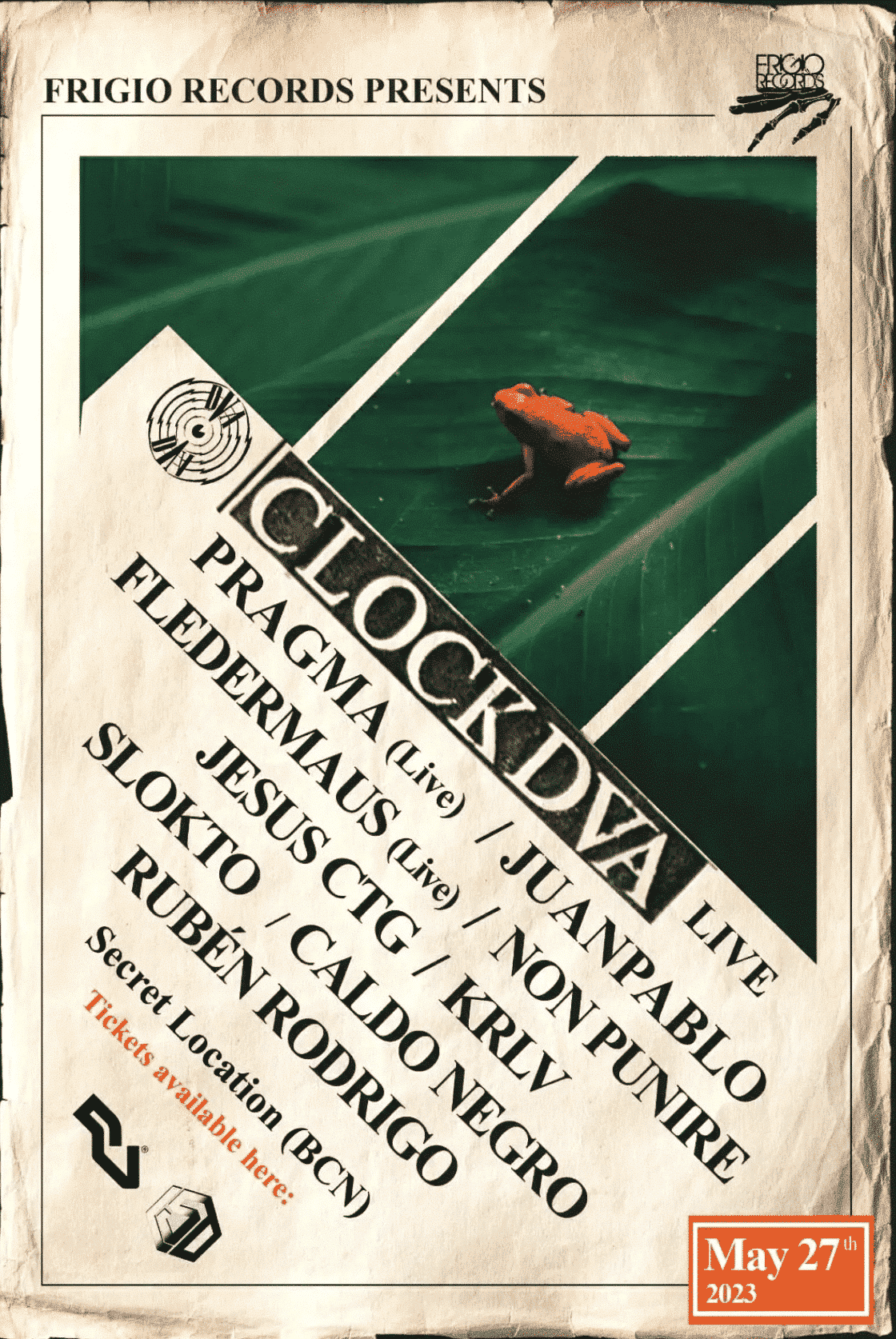 27 May – Clock DVA live + Pragma live – Barcelona (Catalunya/ES ...