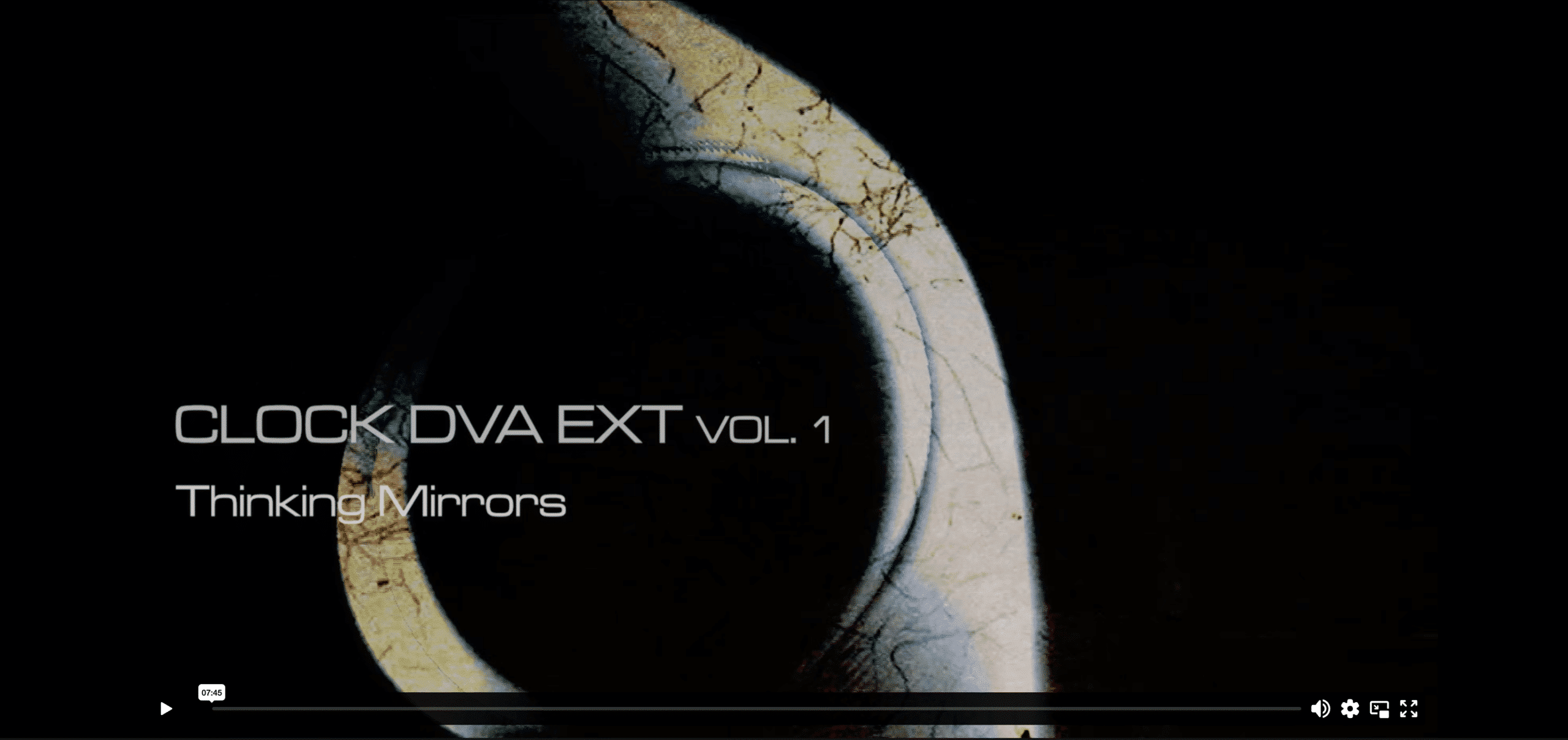 GREAT NEW FULL VIDEO BY CLOCK DVA (GROUP) :: THINKING MIRRORS (TRACK ...